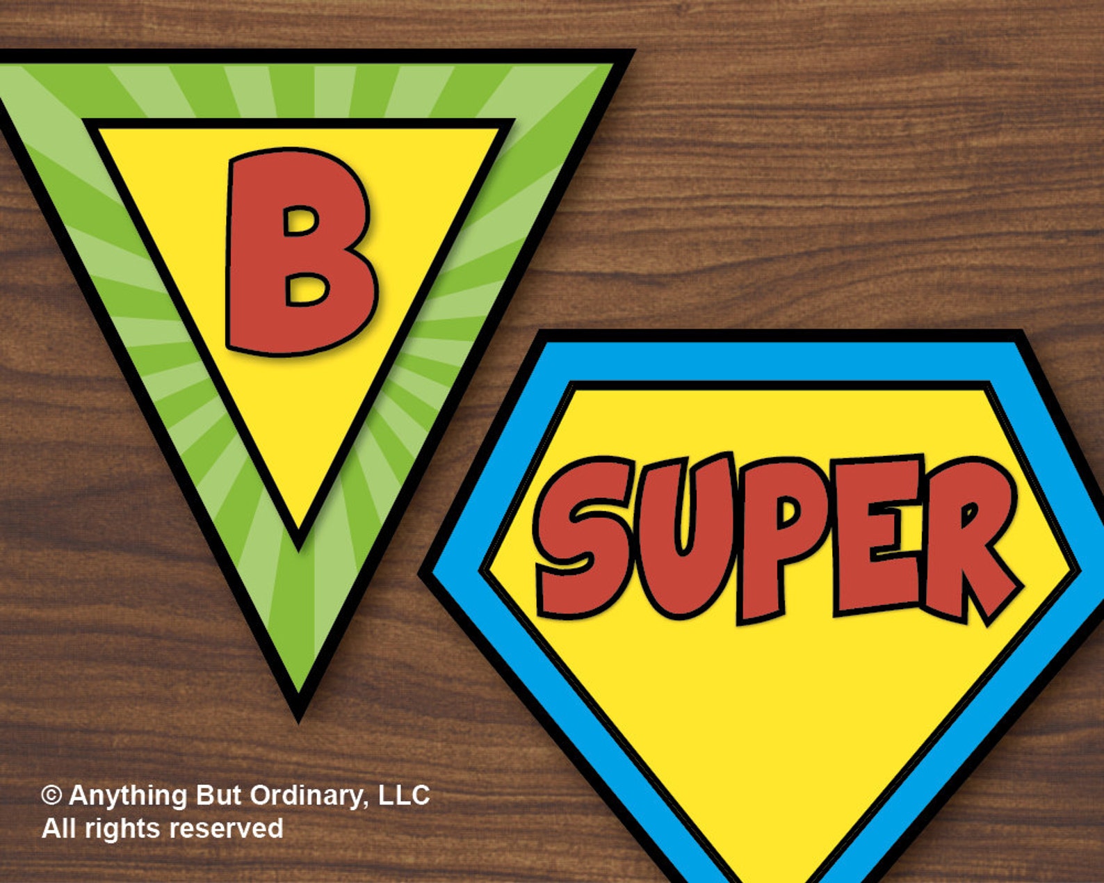 DIY Superhero Baby Shower Banner Welcome Baby INSTANT - Etsy