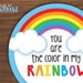 Printable Rainbow Gift Tags, St. Patrick's Day Rainbow Labels, Color in ...