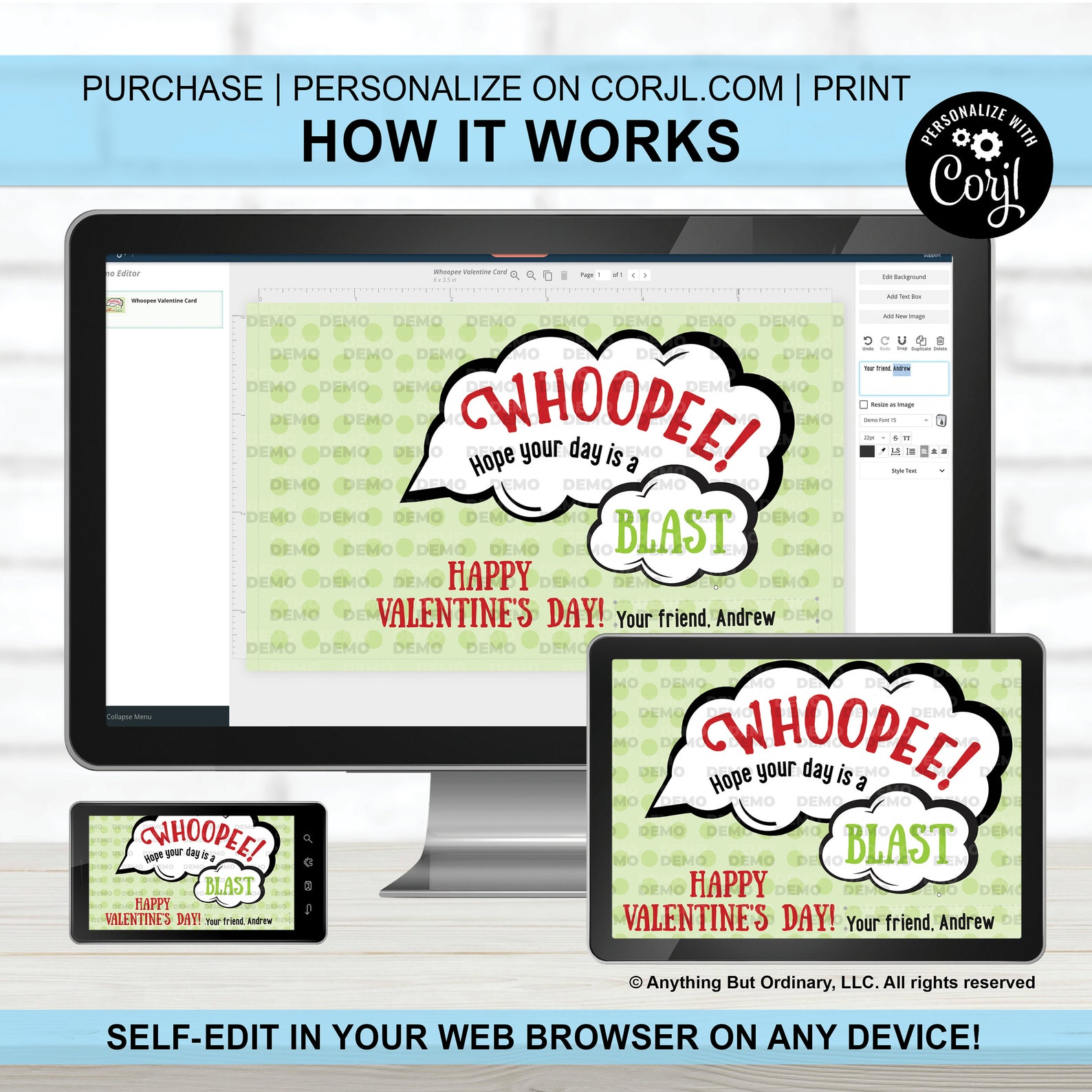 EDITABLE Whoopee Cushion Valentines | Printable Whoopee Cushion Holder ...