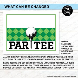 EDITABLE Golf Party Welcome Sign | Printable Golf Partee Birthday ...