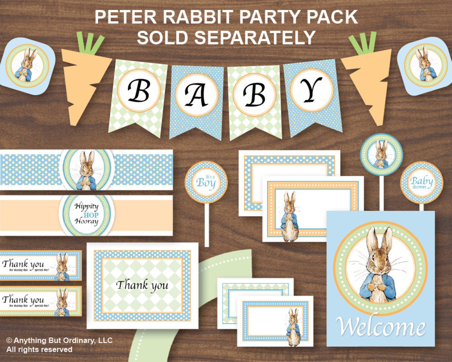 Peter Rabbit Digital Paper, Peter Rabbit Background Pages, Digital ...