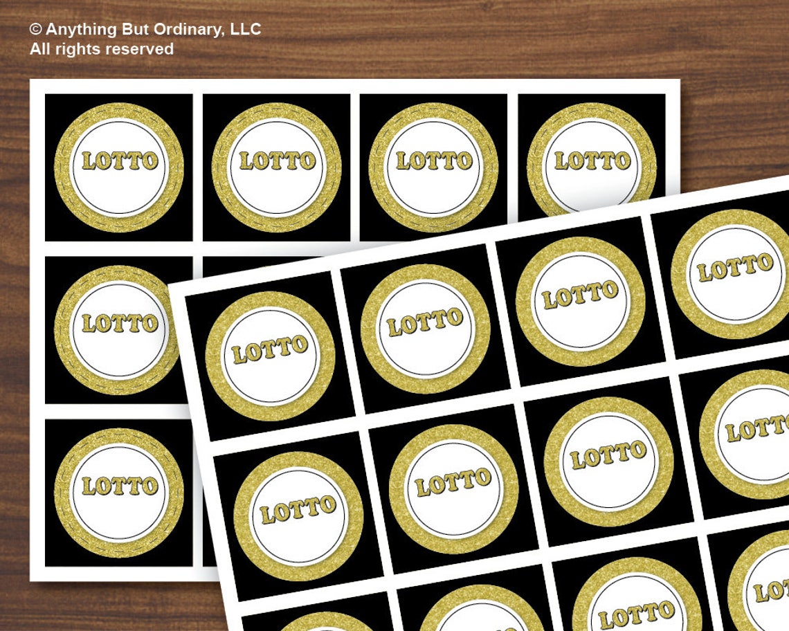 Won the Lotto Gift Tags Printable Favor Labels for - Etsy