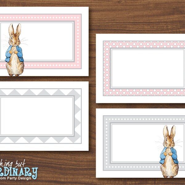 Printable Peter Rabbit Table Decorations - Etsy