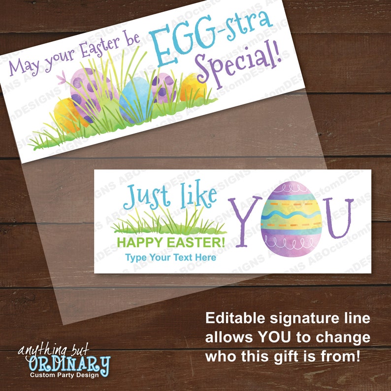 Eggstra Special Easter Bag Toppers Printable Easter Egg | Etsy