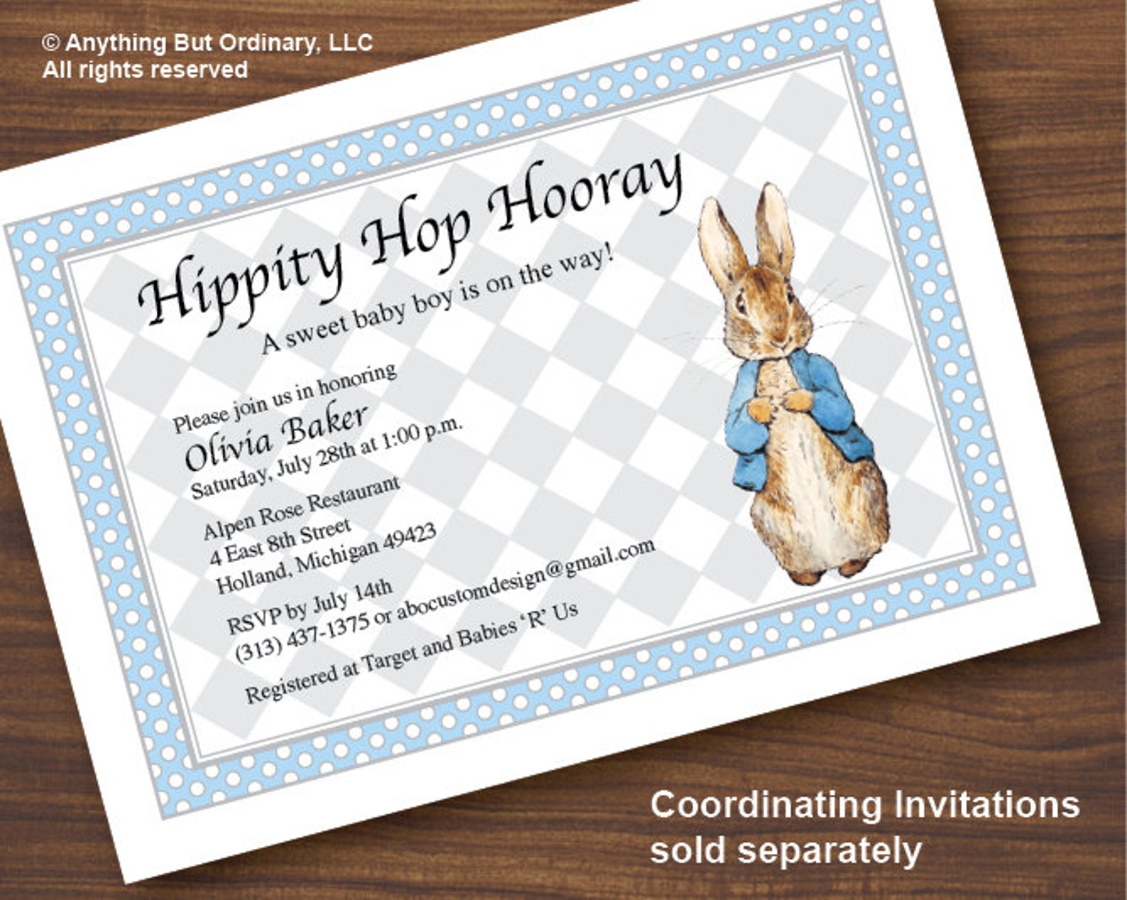 Peter Rabbit Advice Cards, Printable Baby Shower Cards for New Moms in ...