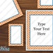Editable Party Signs Printable Chevron Wall Signs in Orange - Etsy