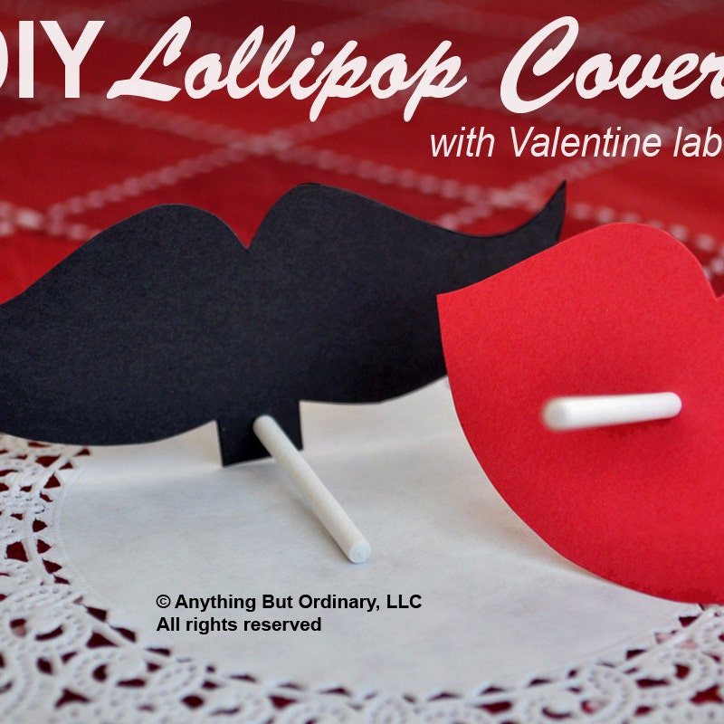 Mustache Lollipop - Etsy