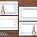 DIY Peter Rabbit Gray and Blue Editable Table Tents INSTANT - Etsy