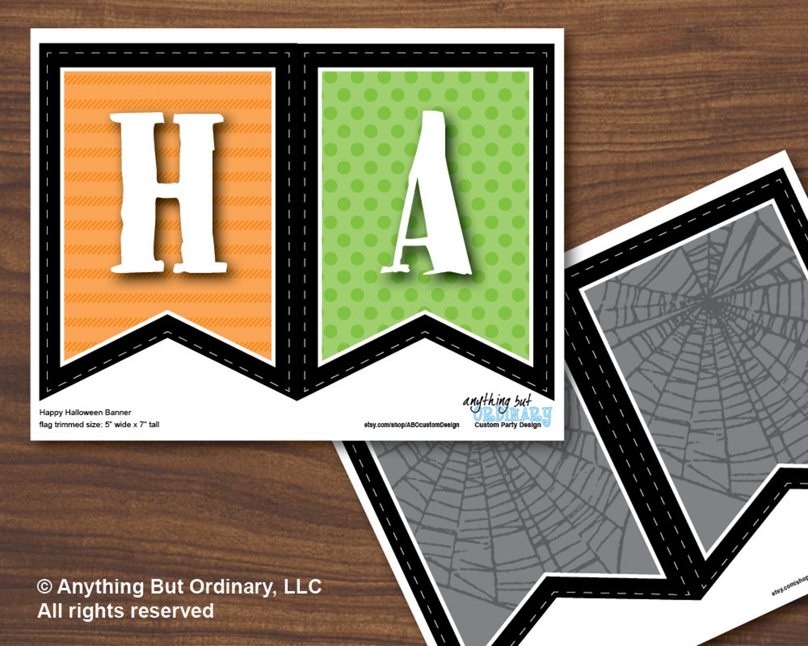 DIY Happy Halloween Banner From Dress Scary Collection in - Etsy