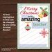 Amazing Christmas Gift Card Holder | Editable Card Holder | Printable ...