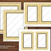 Printable Black and Gold Chevron Wall Signs, Editable Party Signs in ...