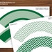 Chevron Green and White Party Cupcake Wrappers, Printable Cupcake ...