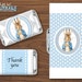 Peter Rabbit Mini Candy Bar Labels, Blue and Gray Small Chocolate Bar ...