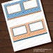 Printable Orange and Blue Label Cards Editable Chevron Favor - Etsy