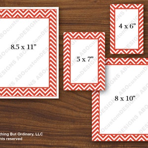 Printable Red and White Chevron Signs, Editable Party Signs, INSTANT ...