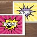 Girls Superhero Party Signs Action Word Explosion Cut Outs - Etsy