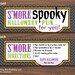 Halloween Smore Spooky Bag Toppers Editable Treat Bag Labels - Etsy