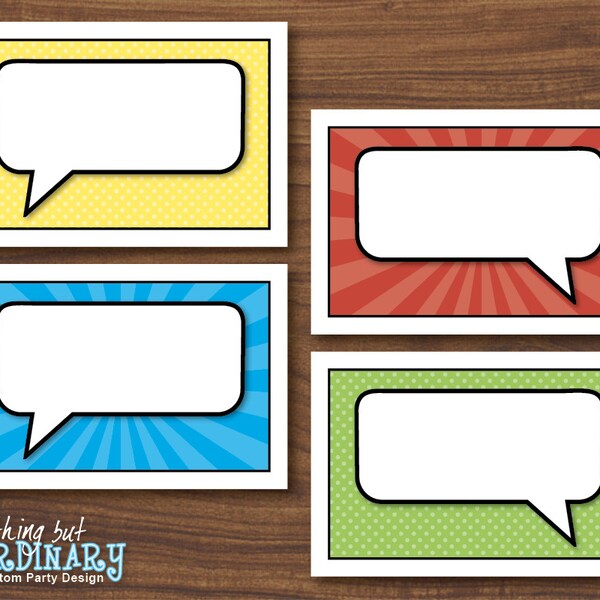 Superhero Cards - Etsy