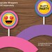 Printable Emoji Birthday Party Cupcake Toppers Girl's - Etsy