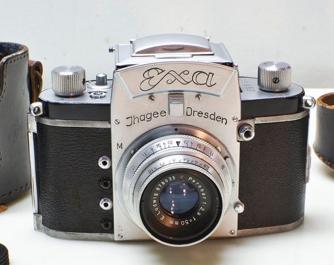 Ihagee Exa Camera - Working, Vintage 1950s 35MM Film SLR With 50MM Lens ...