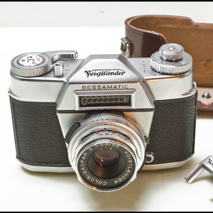 Voigtlander Bessamatic Camera With 50MM 1:2.8 Color Skopar X Lens ...