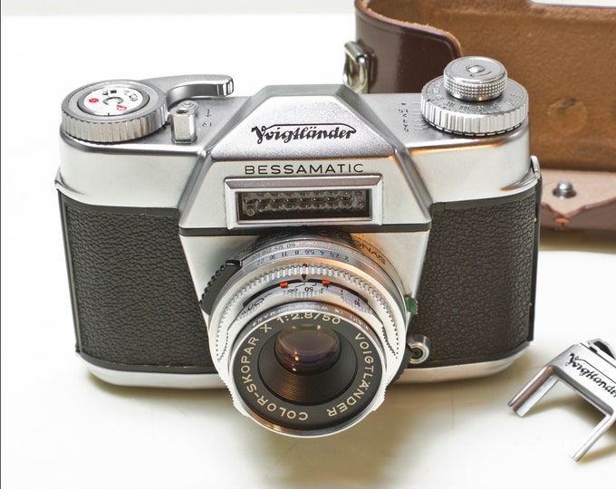 Voigtlander Bessamatic Camera With 50MM 1:2.8 Color Skopar X Lens ...