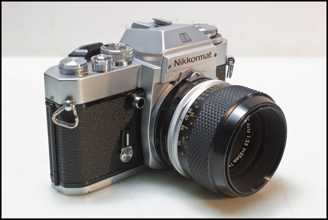 Rare Vintage Nikon Nikkormat EL Camera - Working, 1970s 35MM Film SLR ...