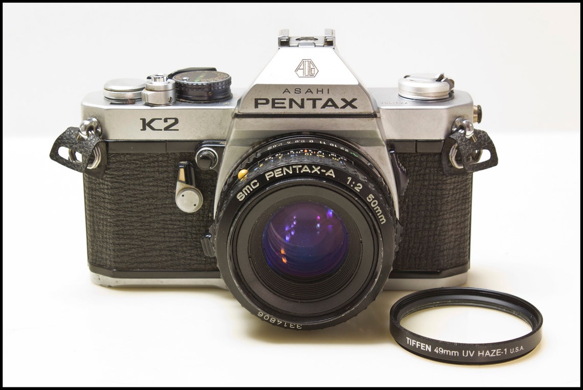 Pentax K2 Camera With SMC Pentax-a 50MM 1:2 Lens Working - Etsy