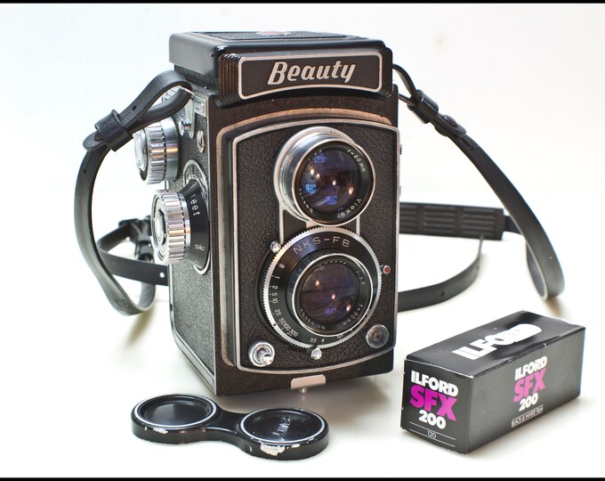 Beauty-s Twin Lens Reflex Camera, Rare, Working, Vintage 1950s Medium ...