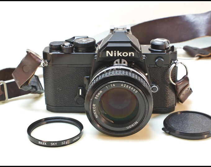 Nikon FM Camera With Super Fast Nikon Nikkor 50MM 1:1.4 Lens - Working ...