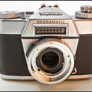 Voigtlander Bessamatic Camera With 50MM 1:2.8 Color Skopar X Lens - Rare, Working, Vintage 1960s ...