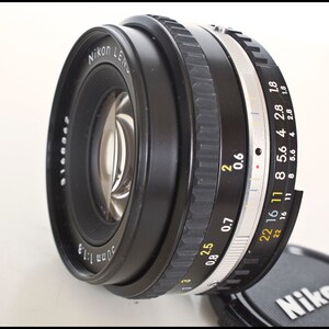 Nikon FE Camera With Nikon Series E 50MM 1:1.8 Lens - Working Vintage ...