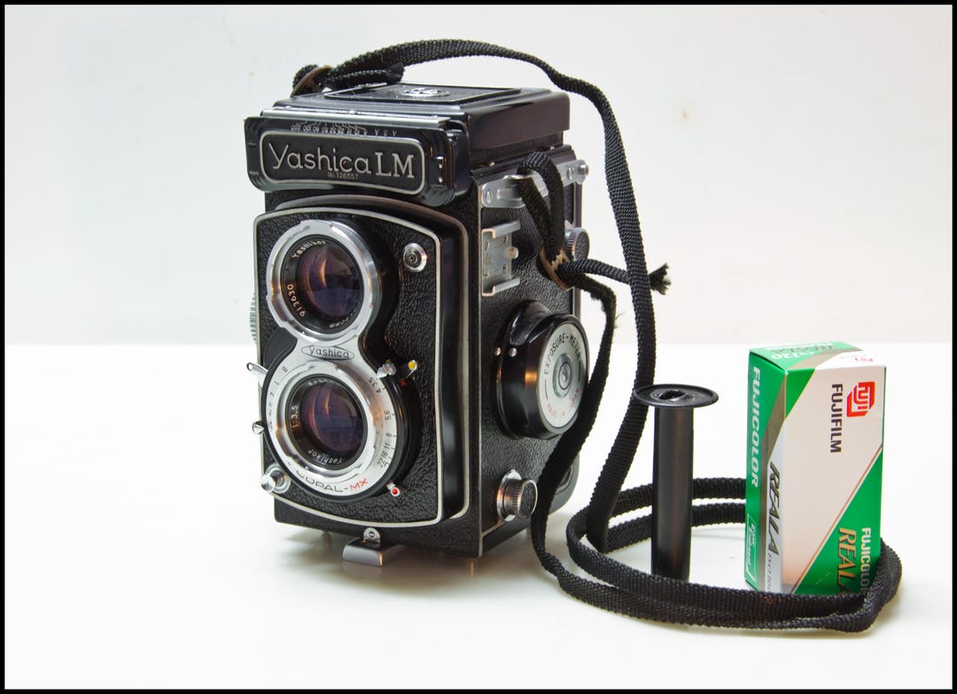 Yashica LM Camera TLR - Rare 1960s Vintage 120MM Twin Lens Reflex ...