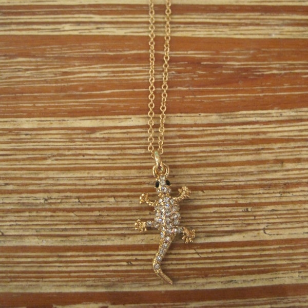 Lizard Necklace - Etsy