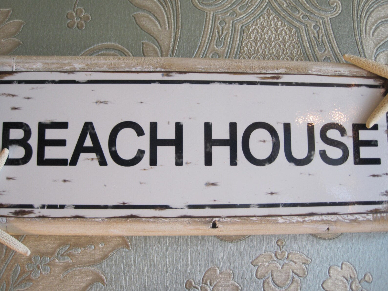 Beach Decor Sign - "beach House" Sign - Coastal Home Decor - Wooden ...