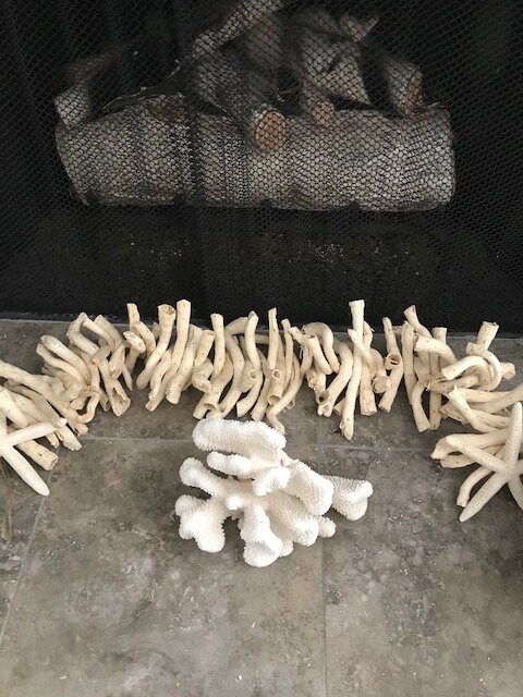 Beach Decor Driftwood and Starfish Garland Pepe Driftwood | Etsy