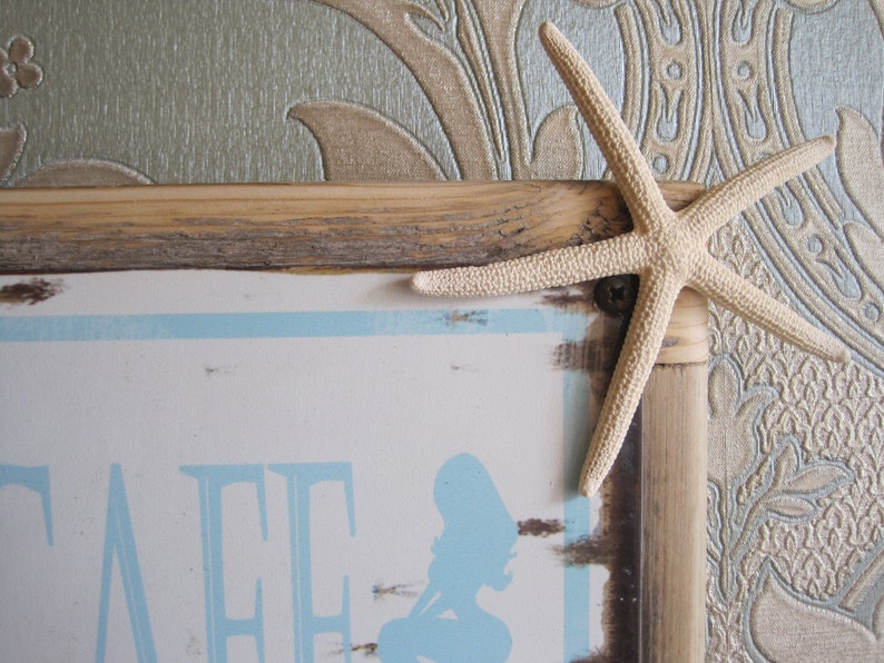 Beach Decor Sign - "mermaid Cafe" Sign - Coastal Home Decor - Wooden ...