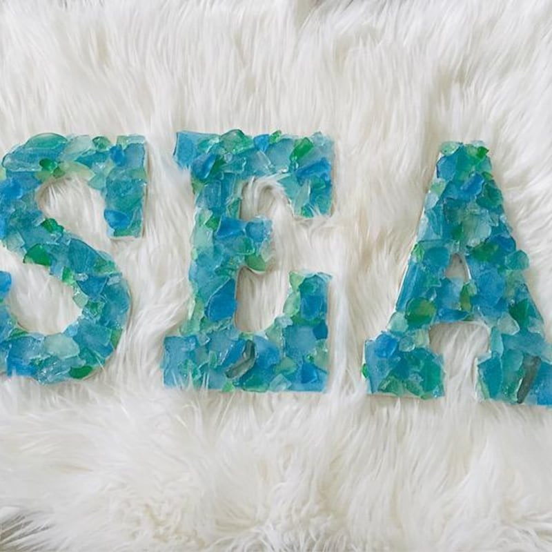Sea Glass Sign - Etsy