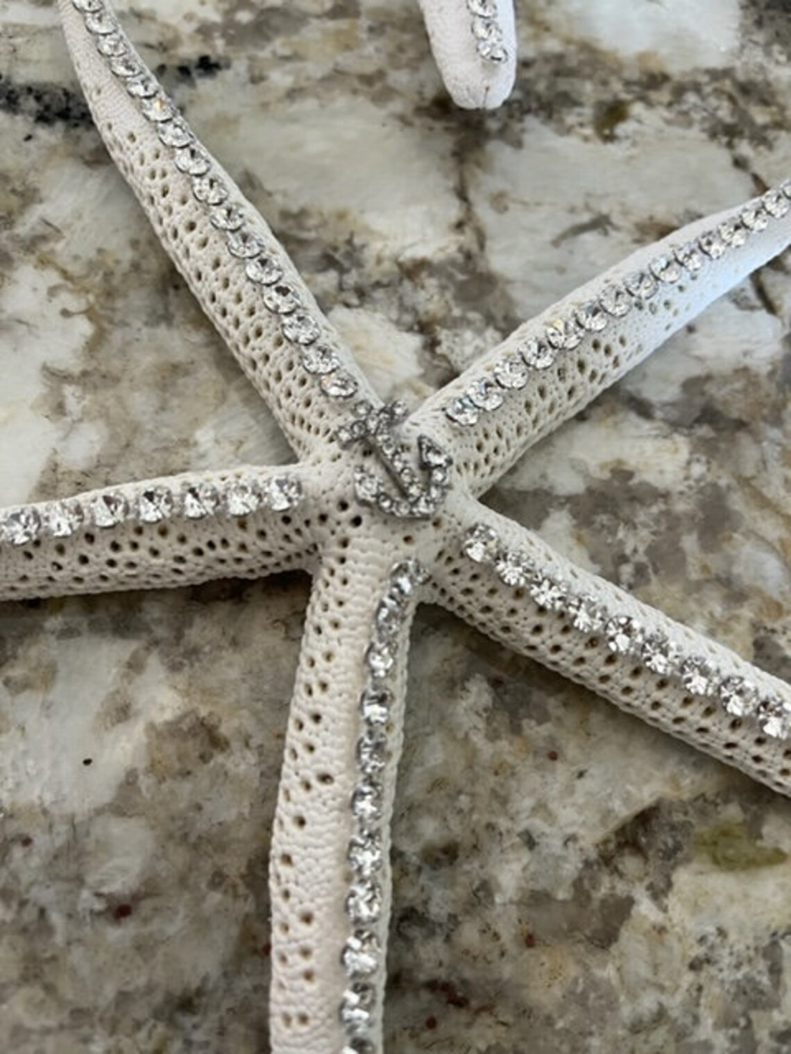 Embellished Anchor Starfish With Swarovski Crystals - Starfish Ornament ...