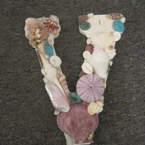 Beach Decor Shell Letters LOVE Multicolor Shell Letters | Etsy