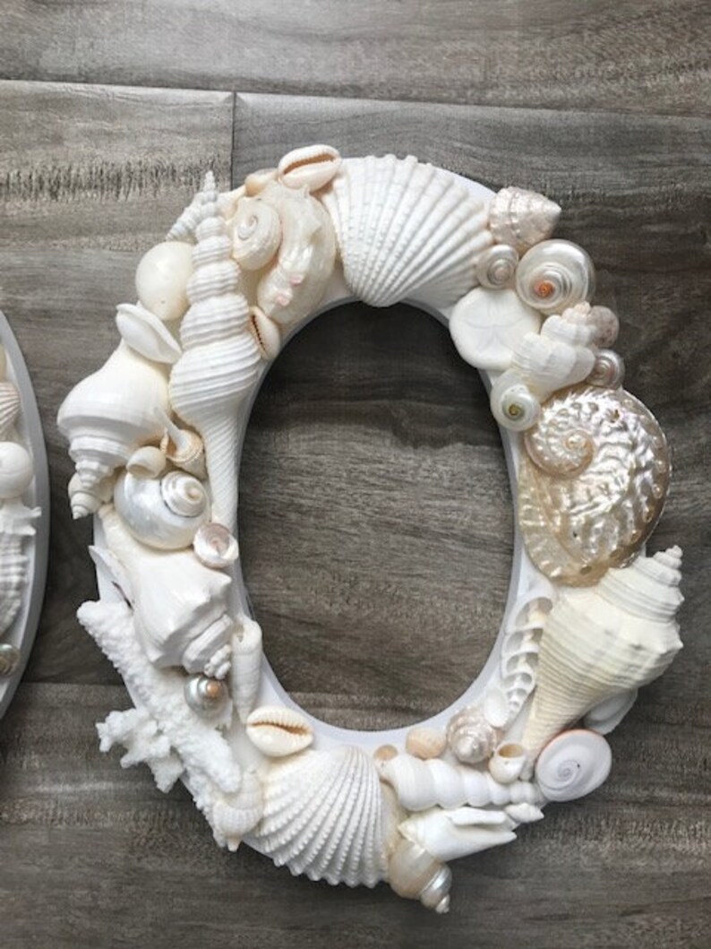 Beach Decor Shell Letters I DO White Shell Letters Wooden - Etsy