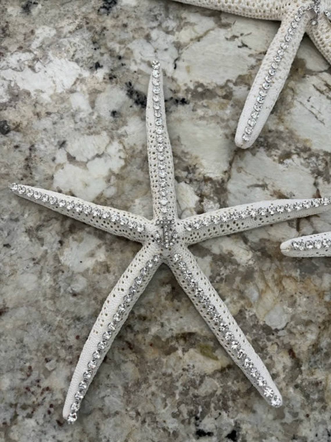Embellished Anchor Starfish With Swarovski Crystals - Starfish Ornament ...