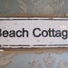 Beach Decor Sign - "beach Cottage" Sign - Coastal Home Decor - Wooden ...