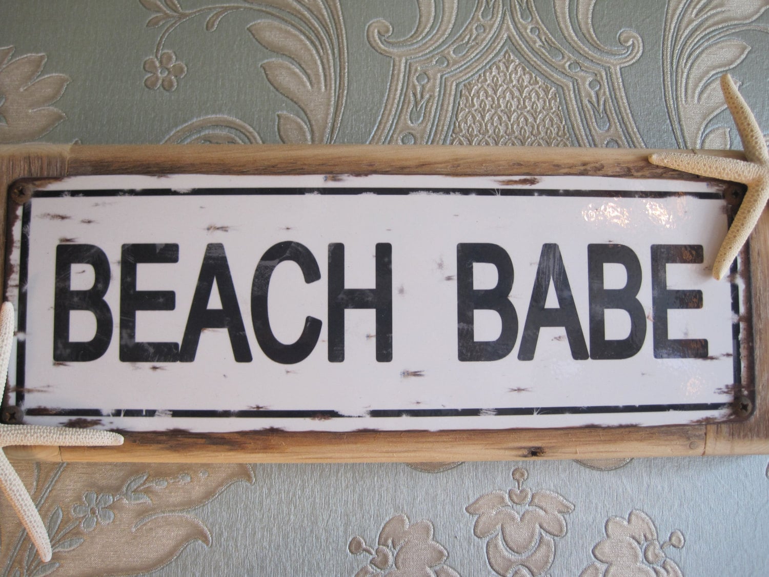 Beach Decor Sign beach Babe Sign Coastal Home - Etsy