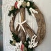 Beach Decor Driftwood Peace Sign Seashell Wreath - Starfish and Shell ...