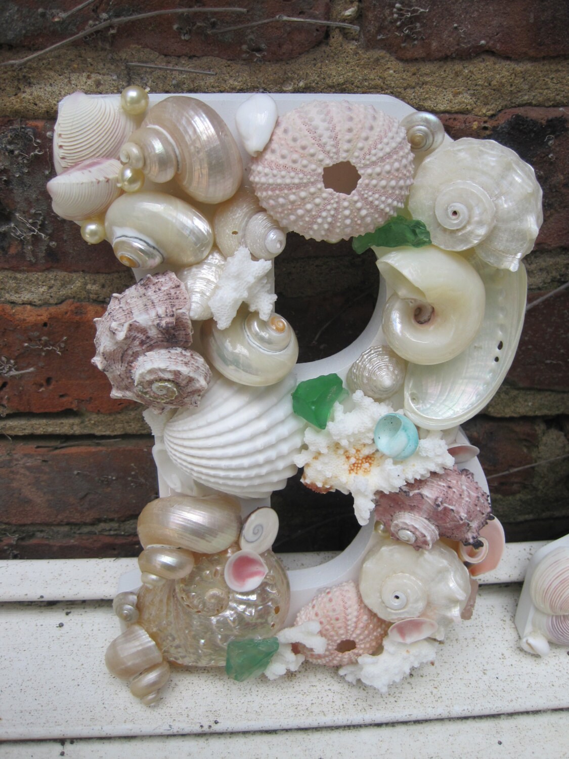 Beach Decor Shell Letters BELIEVE Soft Pastel Colored Shell | Etsy