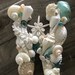 Beach Decor Seashell Letter - Blue and White Soft Tropical Colored ...