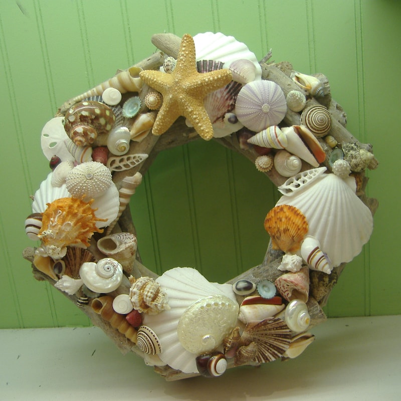Seashell Wreath - Etsy