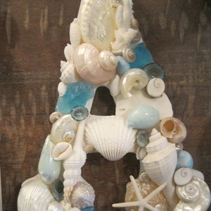 Beach Decor Seashell Letters- "sea" in Exotic Tropical Seashells ...