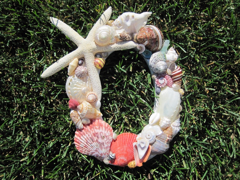 Beach Decor SHALOM Shell Letters - Judaica - Seashell Letters - Welcome ...